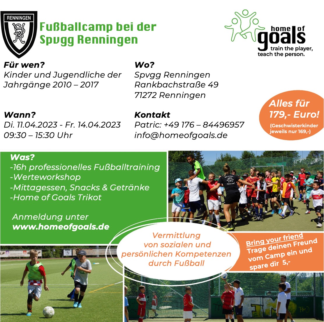 Osterfußballcamp in Renningen - Spvgg Renningen 1899 e.V.